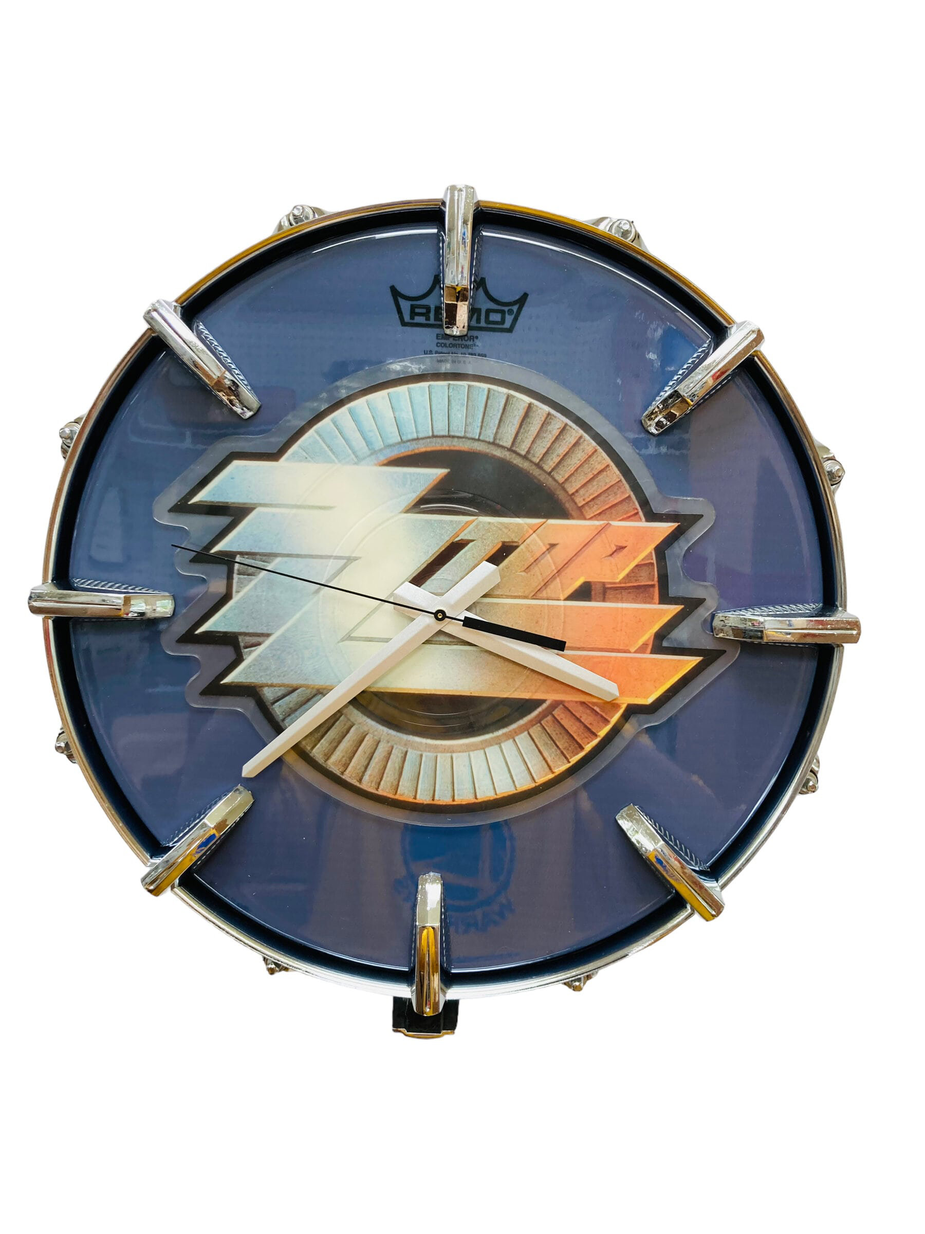 Rocking The Clock ZZ TOP Drum Wall Clock 14" with Picture Disc ...