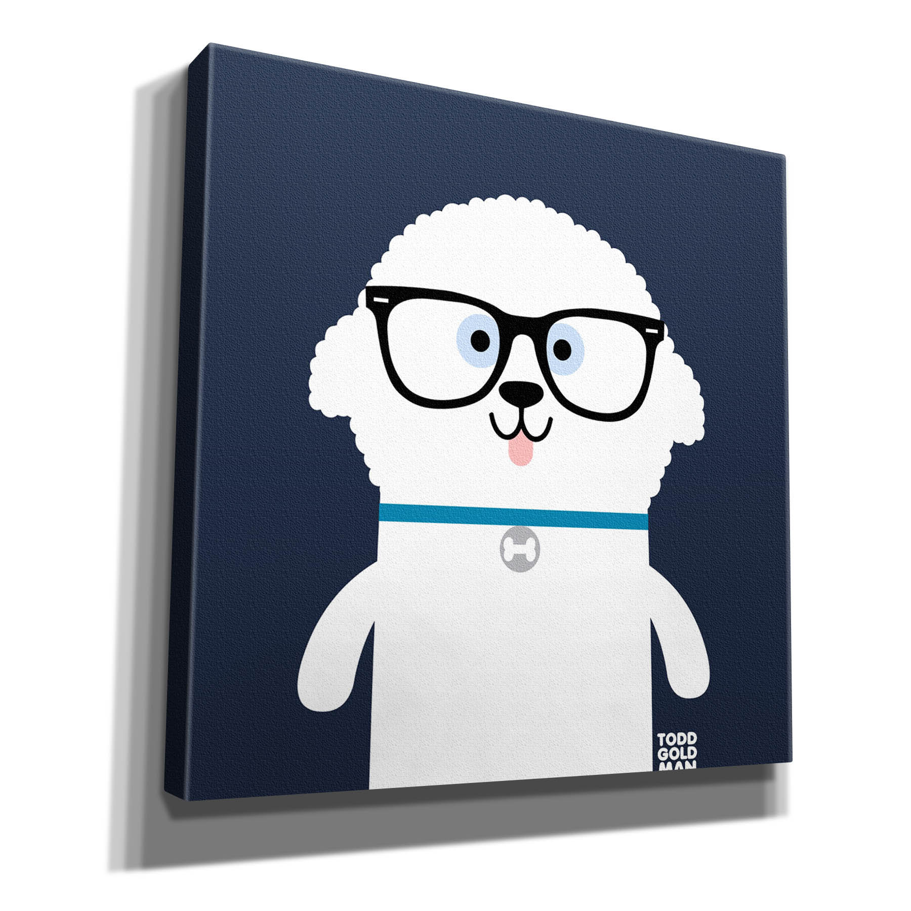 Isabelle & Max™ «Bow Wow Bichon Frise» par Todd Art - Wayfair Canada