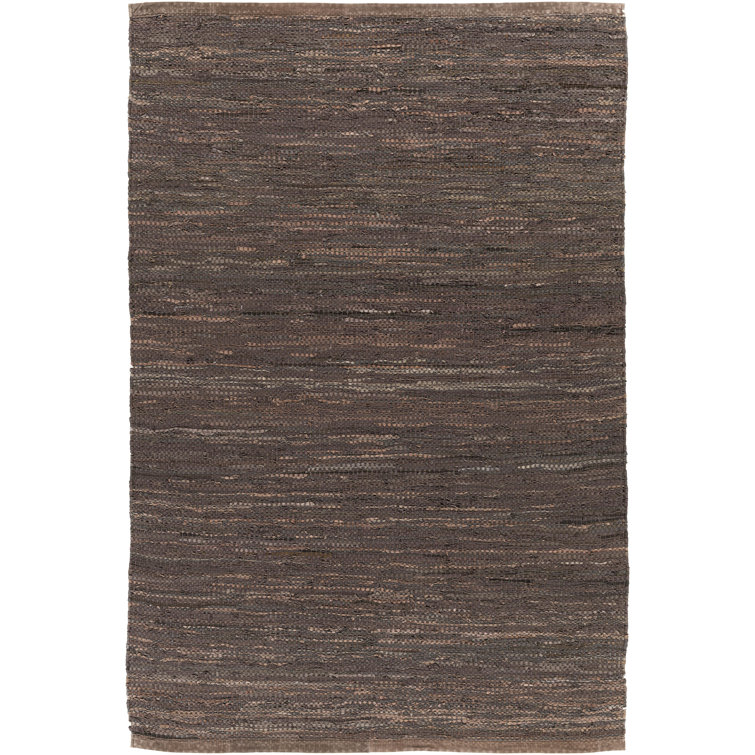 17 Stories Dhori Leather Indoor Rug & Reviews | Wayfair