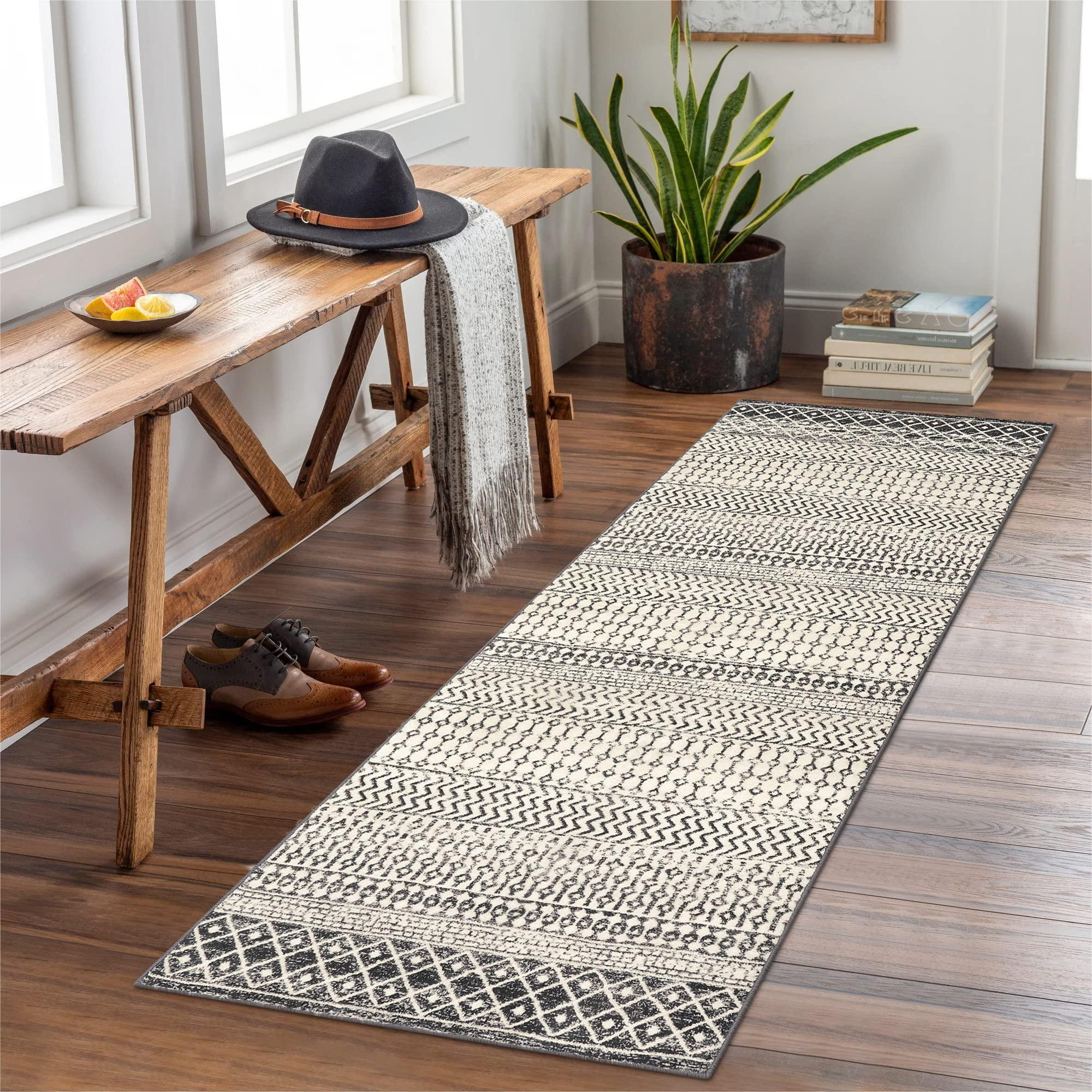 Union Rustic Runner Krech Runner 2' X 6' Area Rug with Non-Slip Backing ...