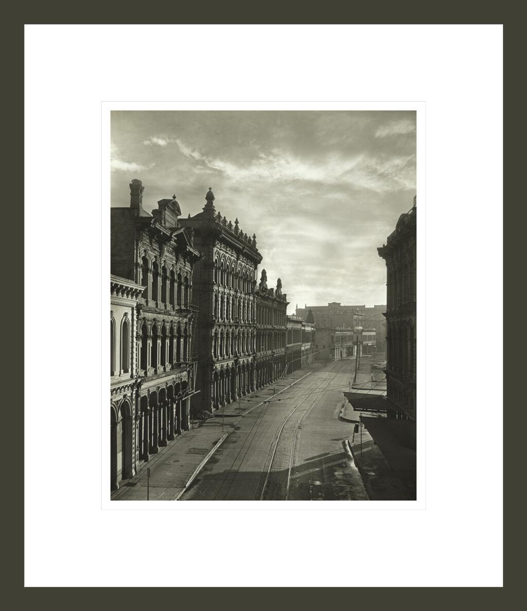 1000Museums Front Avenue Portland by Minor White -Framed Giclee Print ...