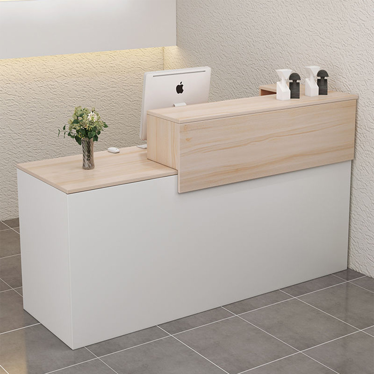 Reception Interior Design In Cabinets