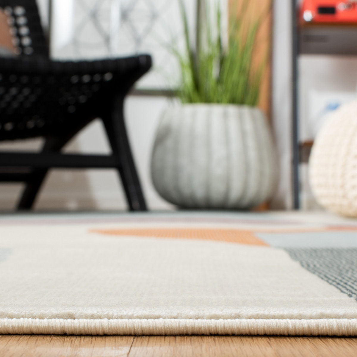 George Oliver Hornbuckle 300 Performance Geometric Rug & Reviews | Wayfair