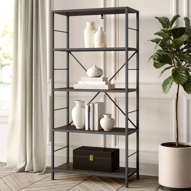 Inbox Zero Pearisburg Metal Free Standing Magazine Rack | Wayfair