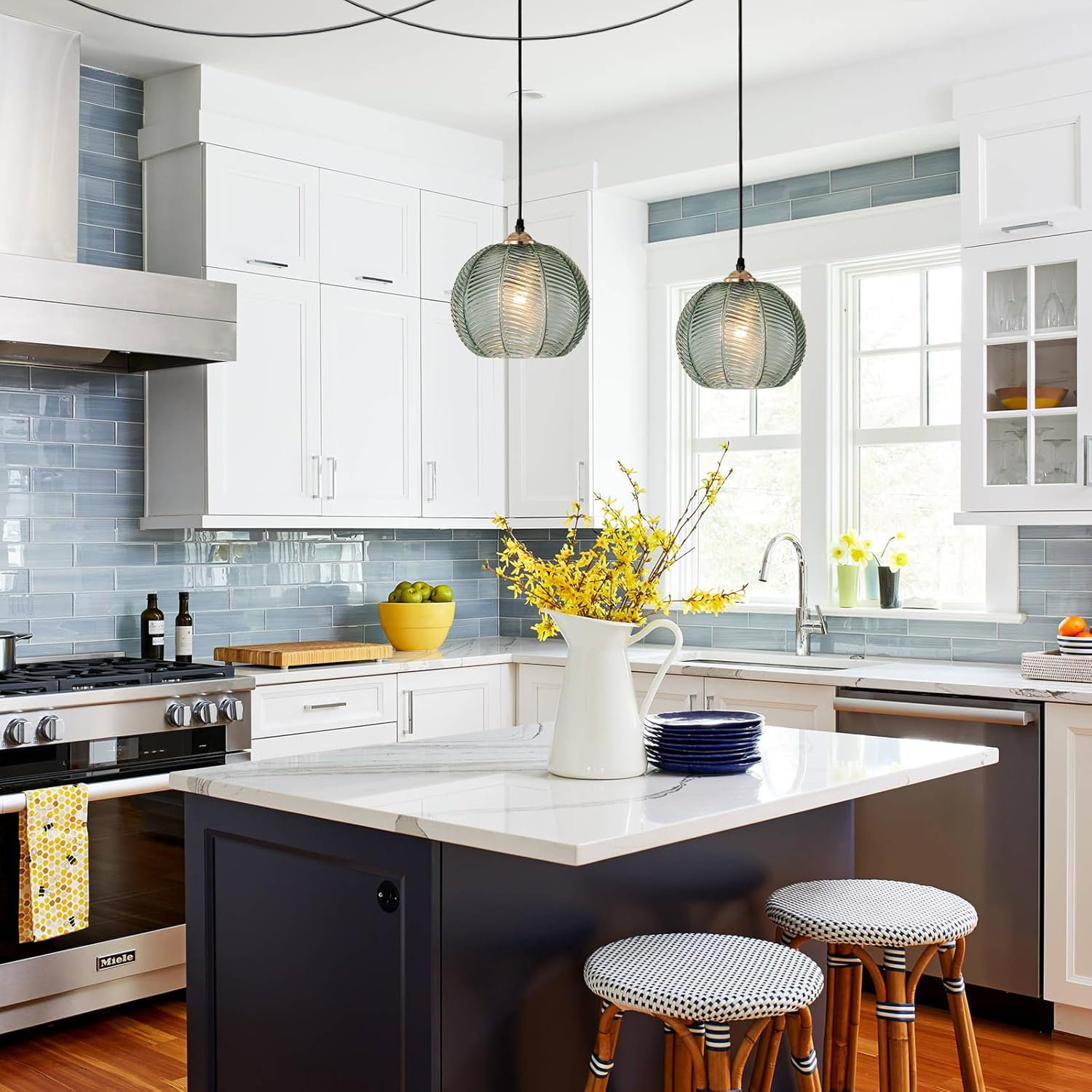 Brayden Studio® Mid Century Modern Plug-In Pendant Light With ...