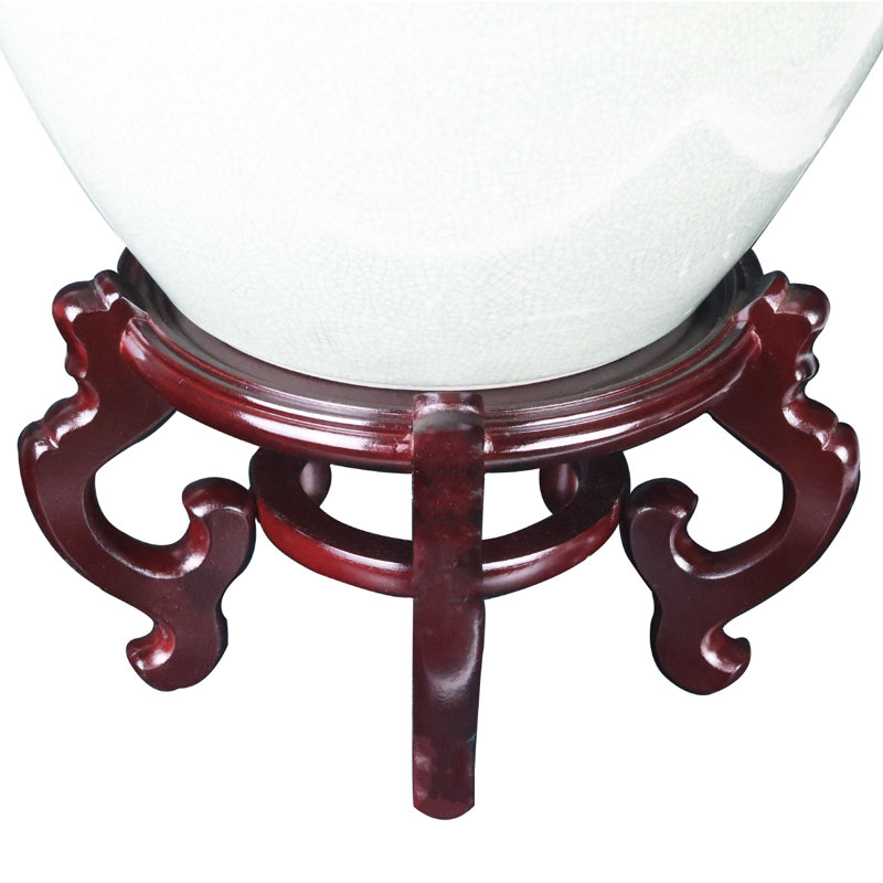 Astoria Grand Oriental Rosewood Fish Bowl Stand | Wayfair