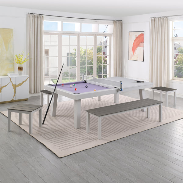 HomeSeason Rectangular 53'' L x 46.85'' W Multi Game Table | Wayfair