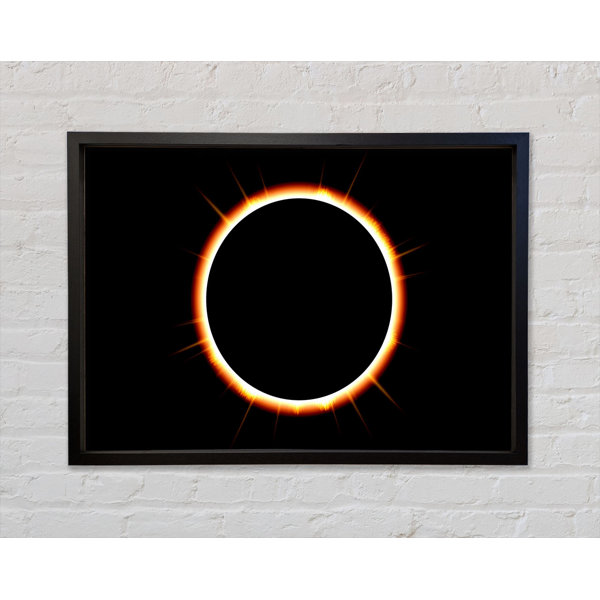 Bright Star Solar Eclipse Of The Sun - Single Picture Frame Print on ...