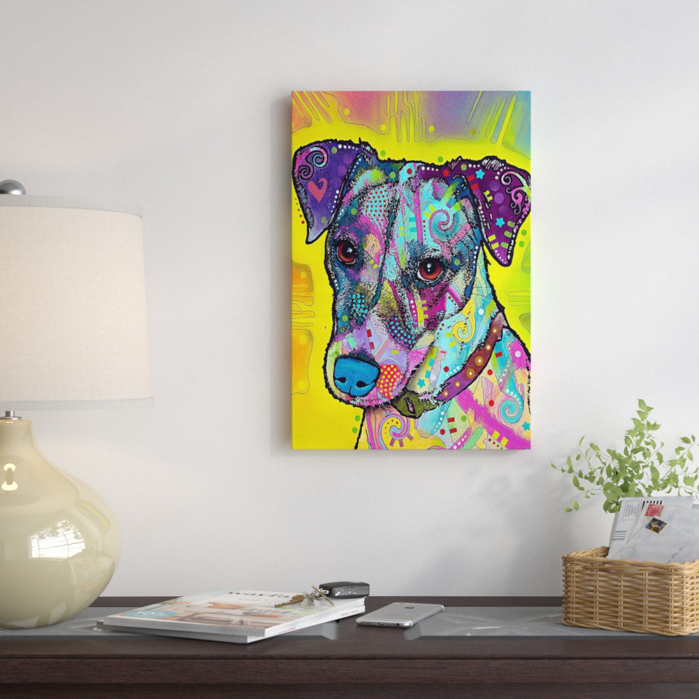 East Urban Home Jack Russell by Dean Russo - Gallery-Wrapped Canvas ...
