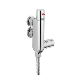 Bristan 22mm Mixing Single Exposed Thermostatic Shower Valve | Wayfair ...
