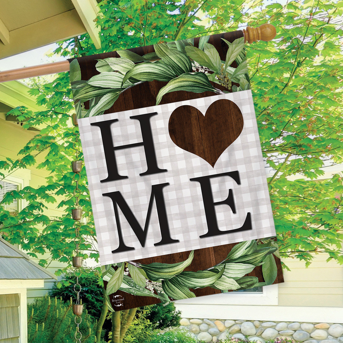August Grove® Farmhouse Home Double-Sided House Flag | Wayfair