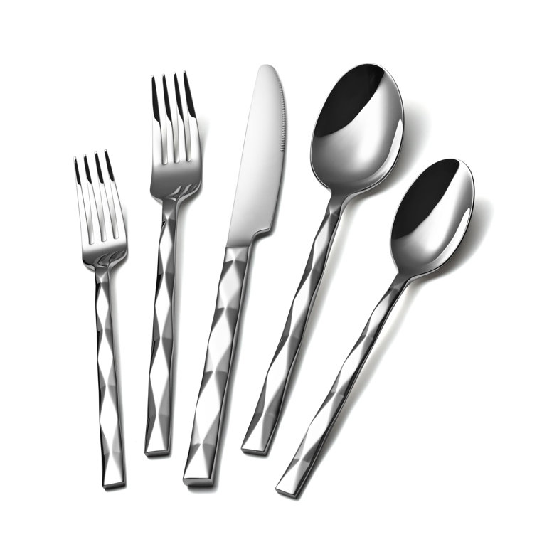 Orren Ellis Luxury Stainless Steel Flatware Set - 30 Pieces, Perfect ...