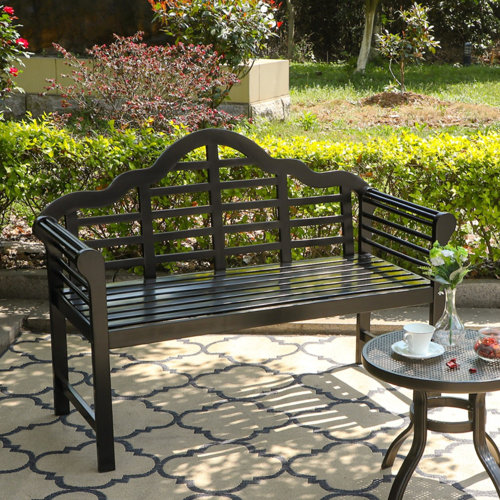 Alcott Hill® Ahana Acacia Outdoor Bench & Reviews | Wayfair