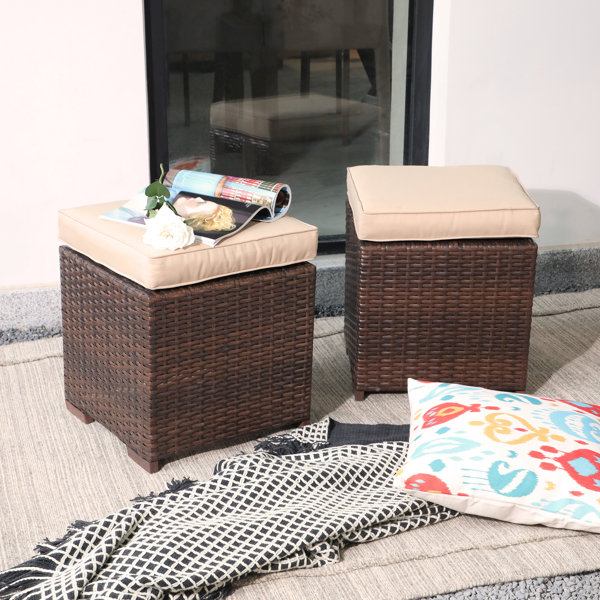 Patio Ottomans & Outdoor Ottomans You'll Love