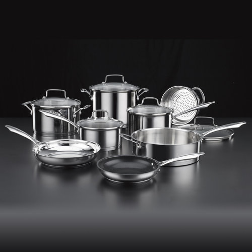 Cuisinart Professional Series 13 Piece Stainless Steel Cookware Set ...