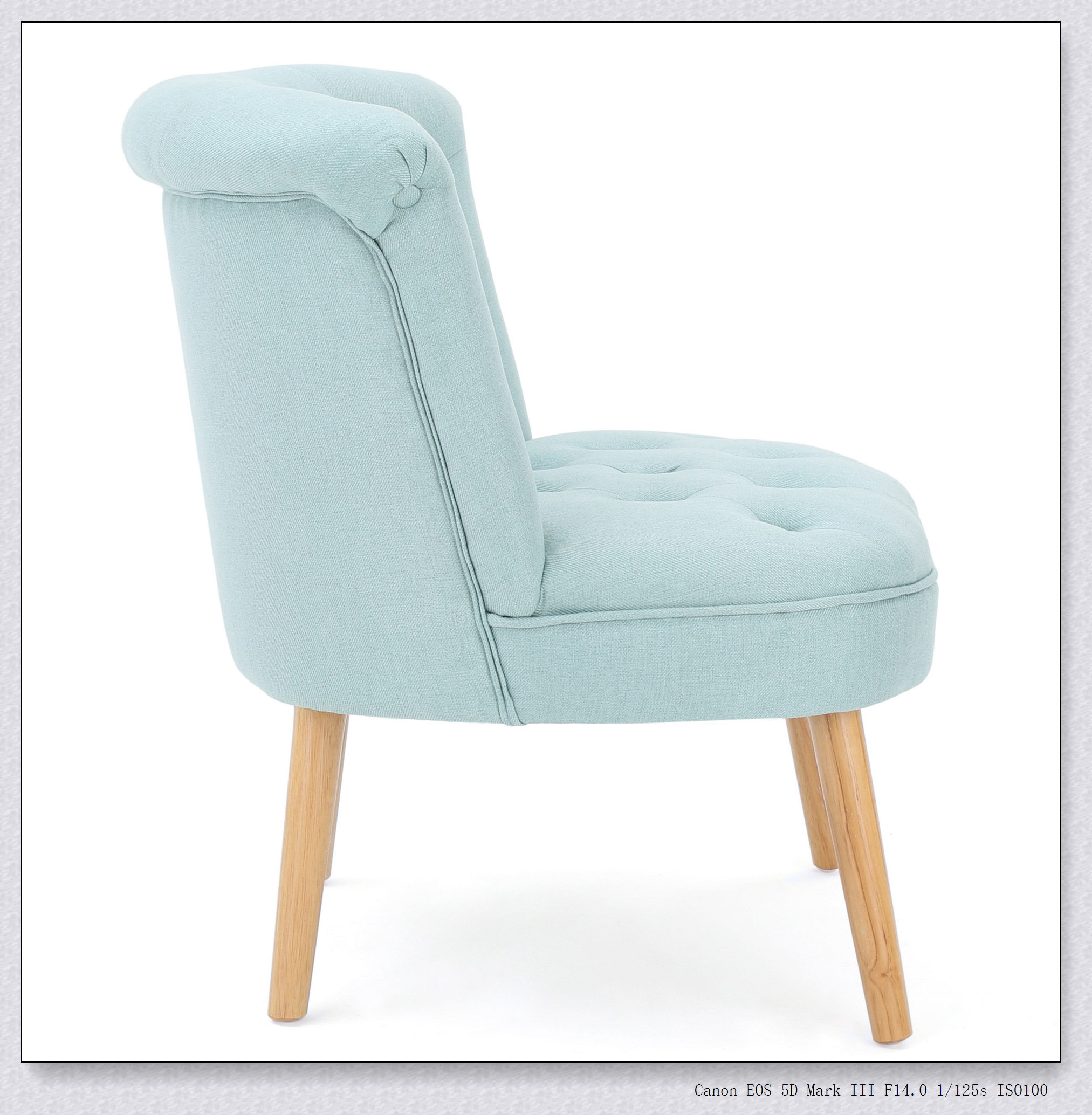 George Oliver TUFT CHAIR Simple and modern Solid base frame Thick ...