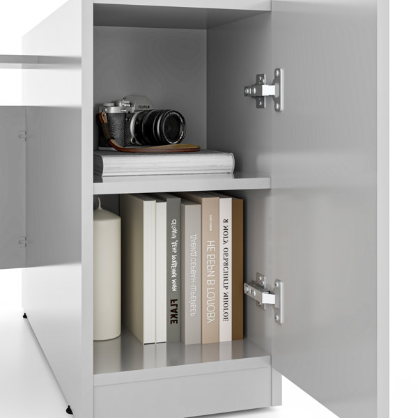Inbox Zero Neeharika Height Adjustable Modern Executive Standing Desk ...