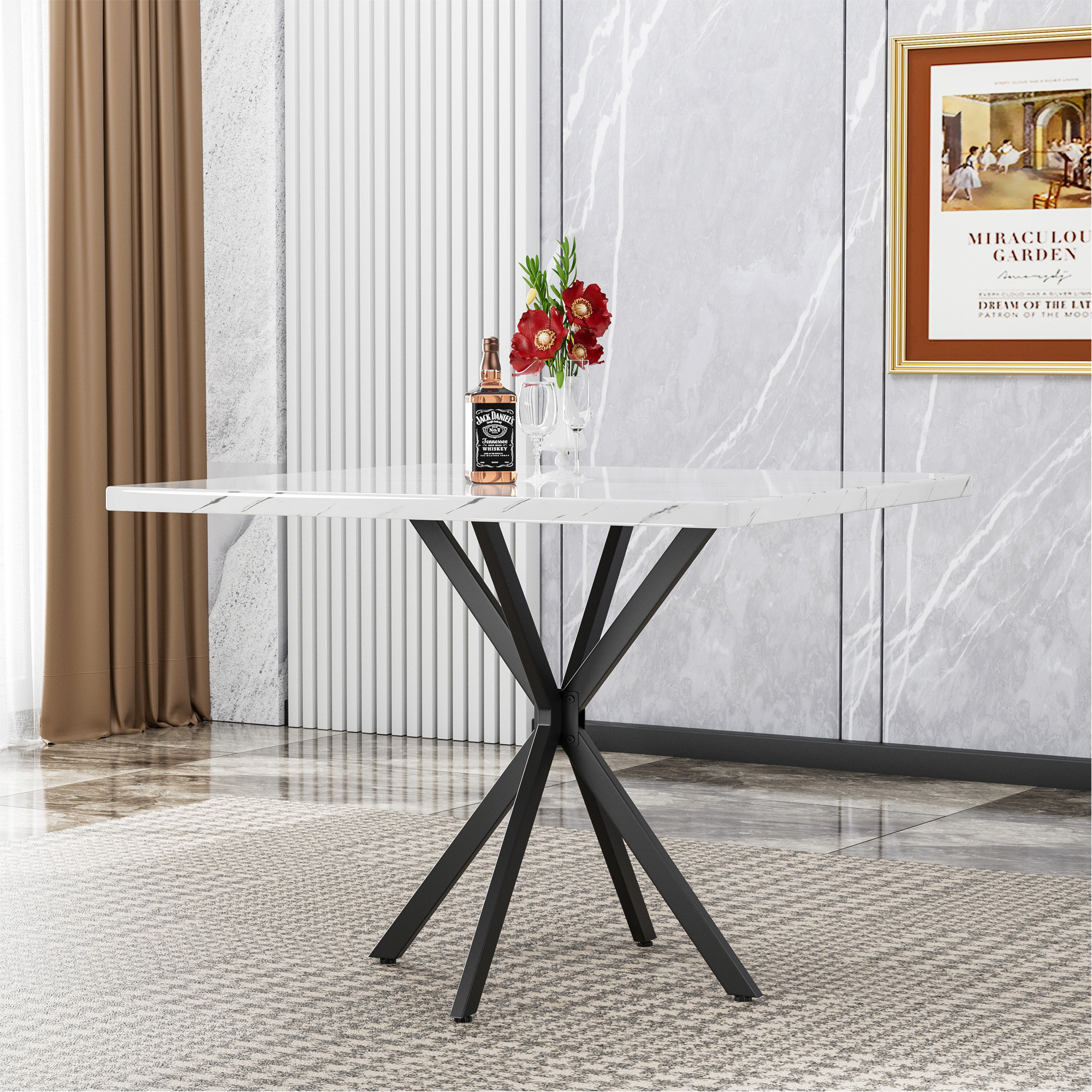 George Oliver Versatile Square Dining Table For Various Spaces ...