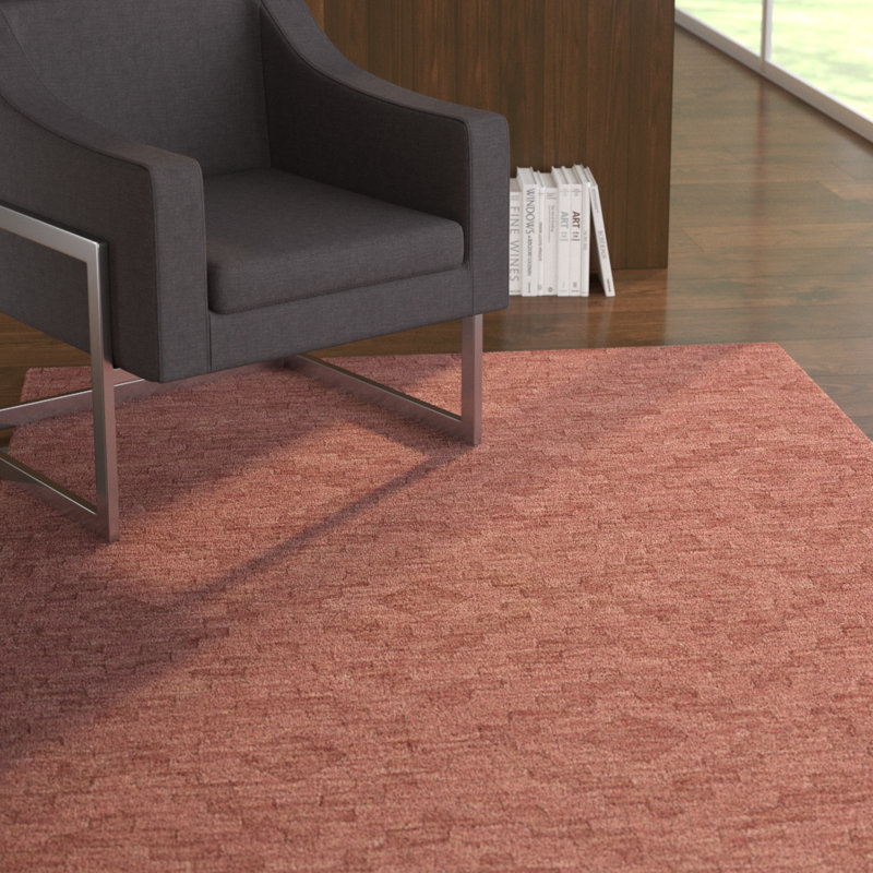 Ebern Designs Dobson Handmade Rose Area Rug & Reviews | Wayfair