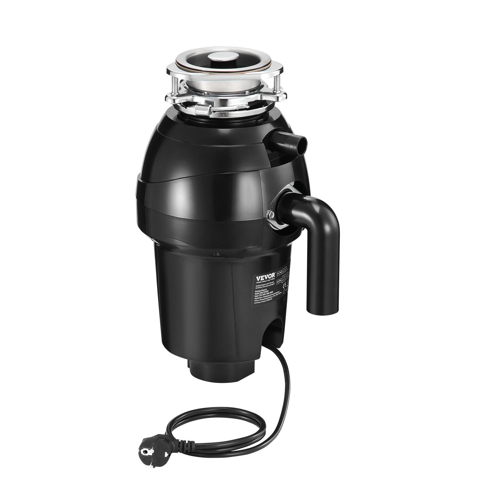 Stellweilan Tessberg Garbage Disposal 1.25HP Continuous Food Waste ...
