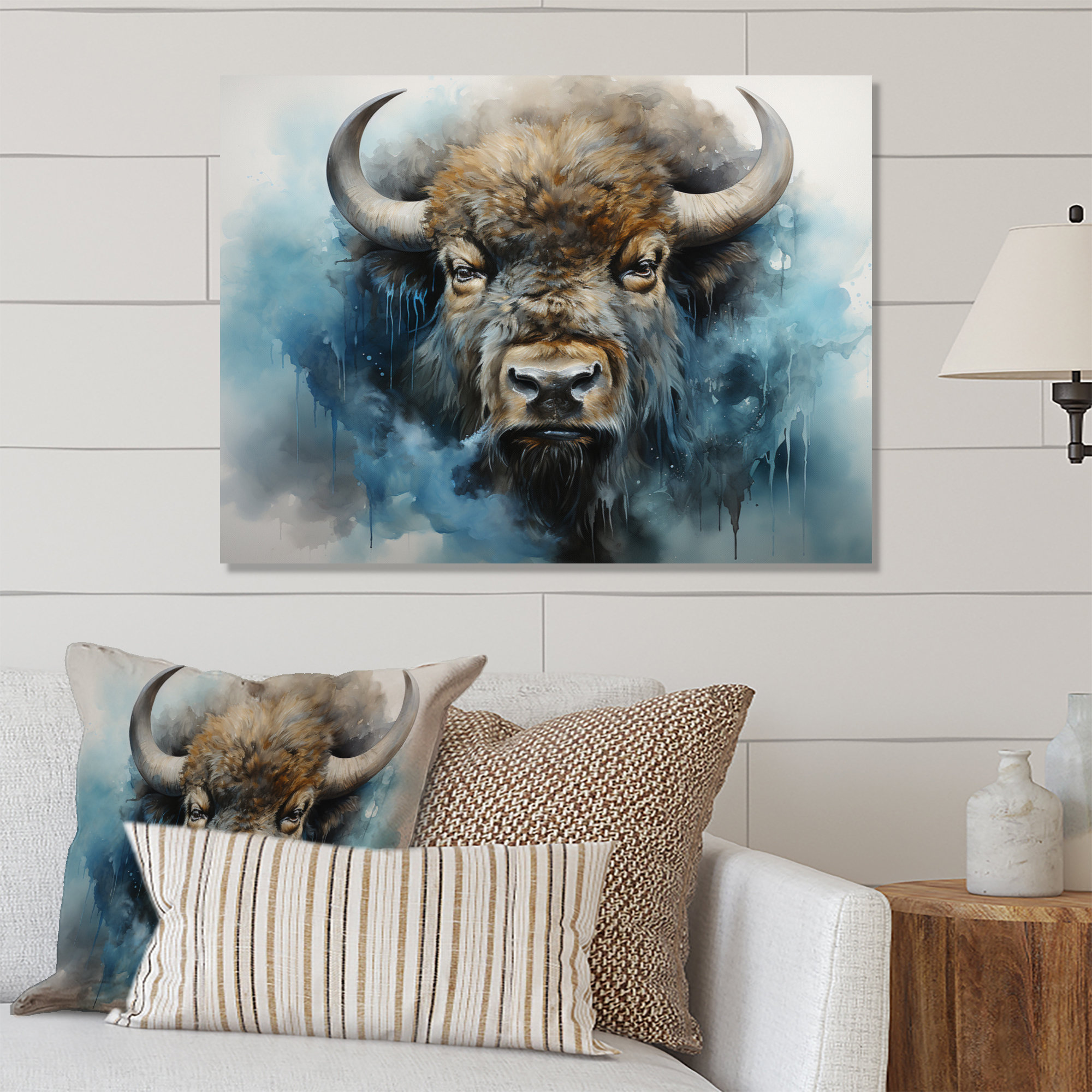 Latitude Run® Bison Spirit Of The Prairies - Animals Metal Wall Decor ...