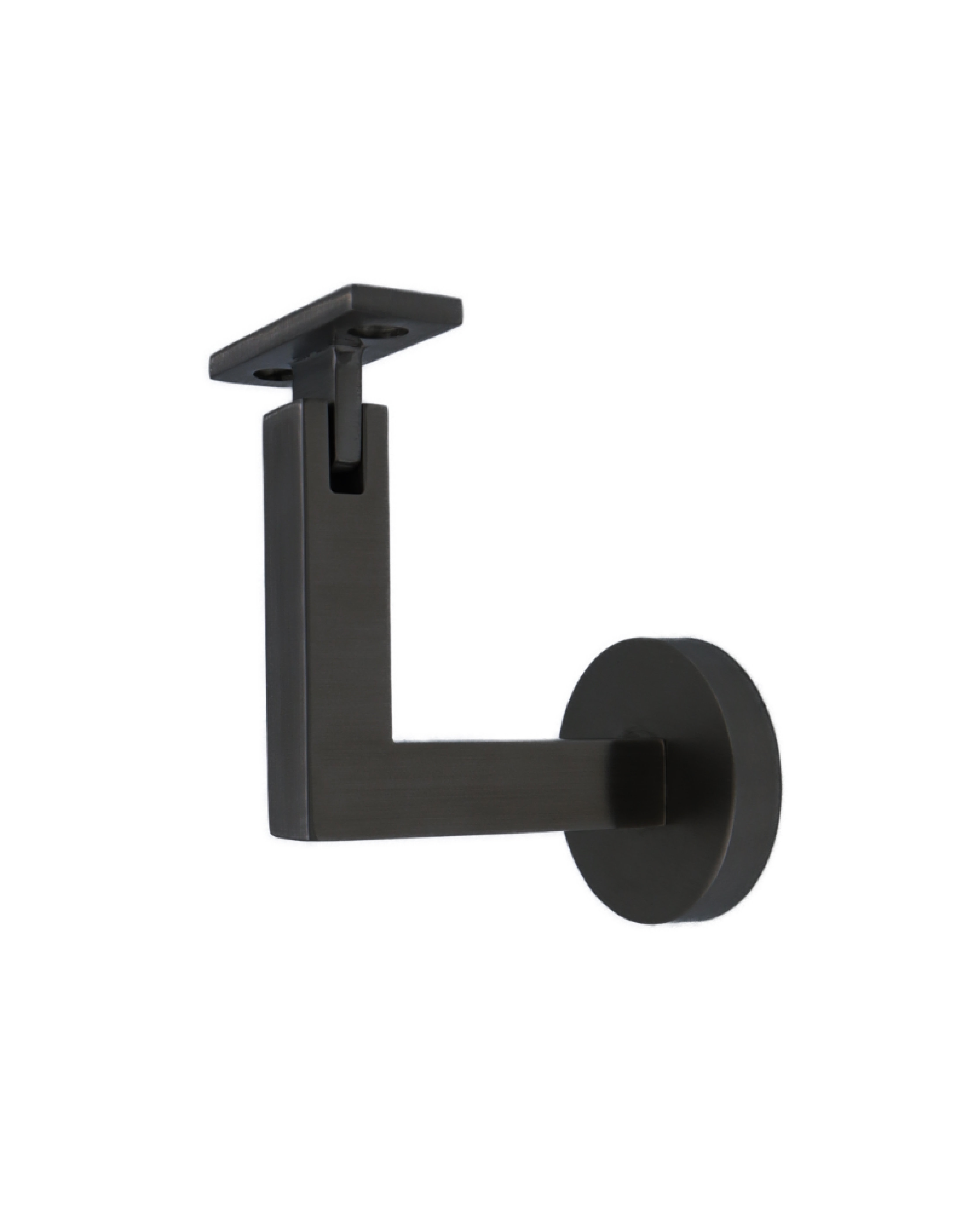 Linnea Surface Mount Handrail Bracket with Round Rose and Flat Plate ...