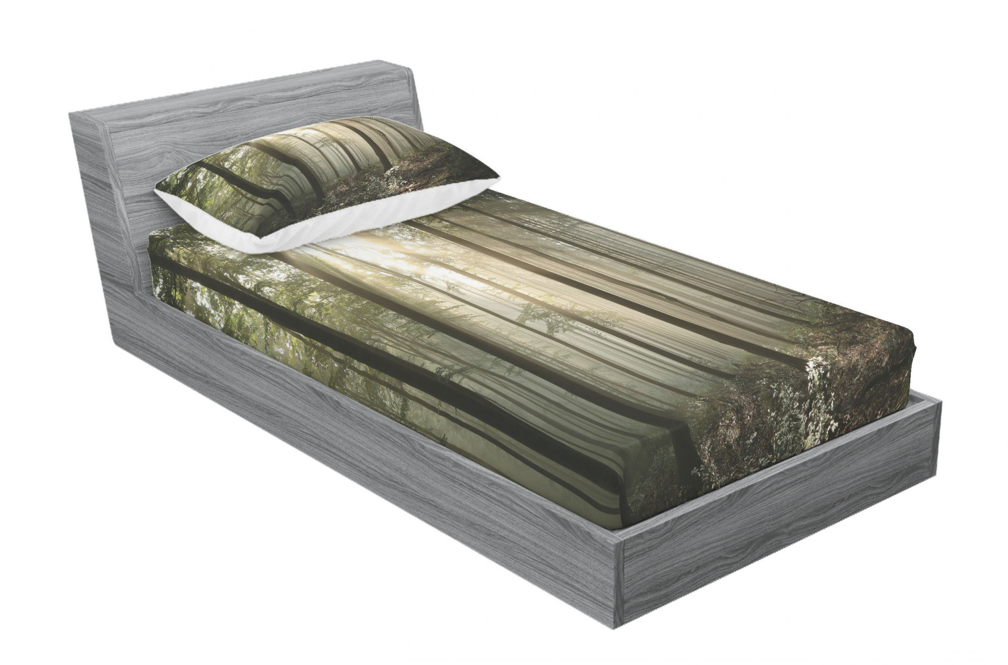 Ambesonne Forest Sheet Set | Wayfair