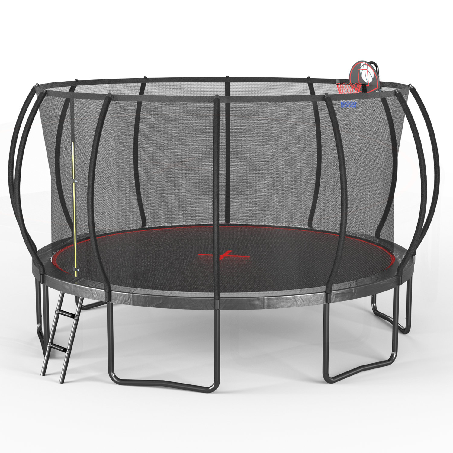 BURDOCK Durable Outdoor Trampoline with Advanced Features for Ultimate ...
