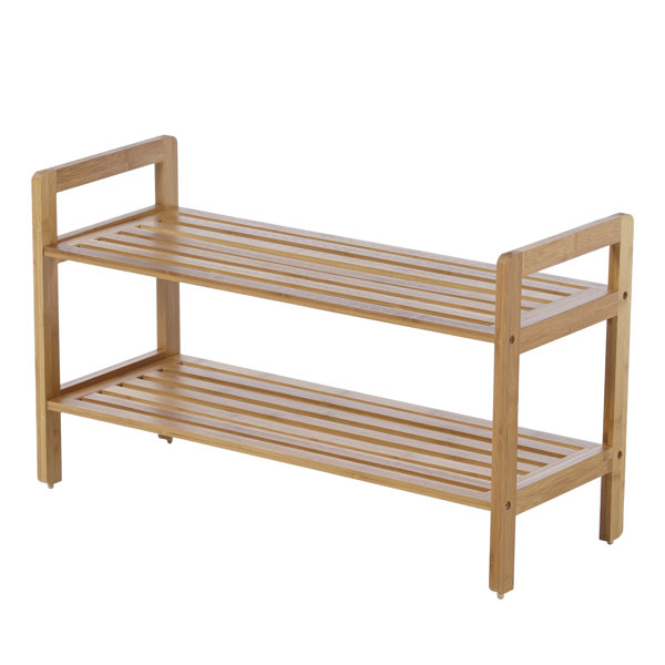 Rebrilliant 2-Tier Shoe Rack & Reviews | Wayfair