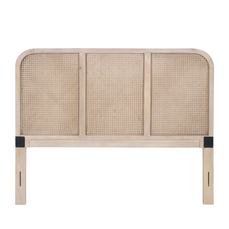 Birch Lane™ Boone Solid Wood and Cane Headboard & Reviews | Wayfair