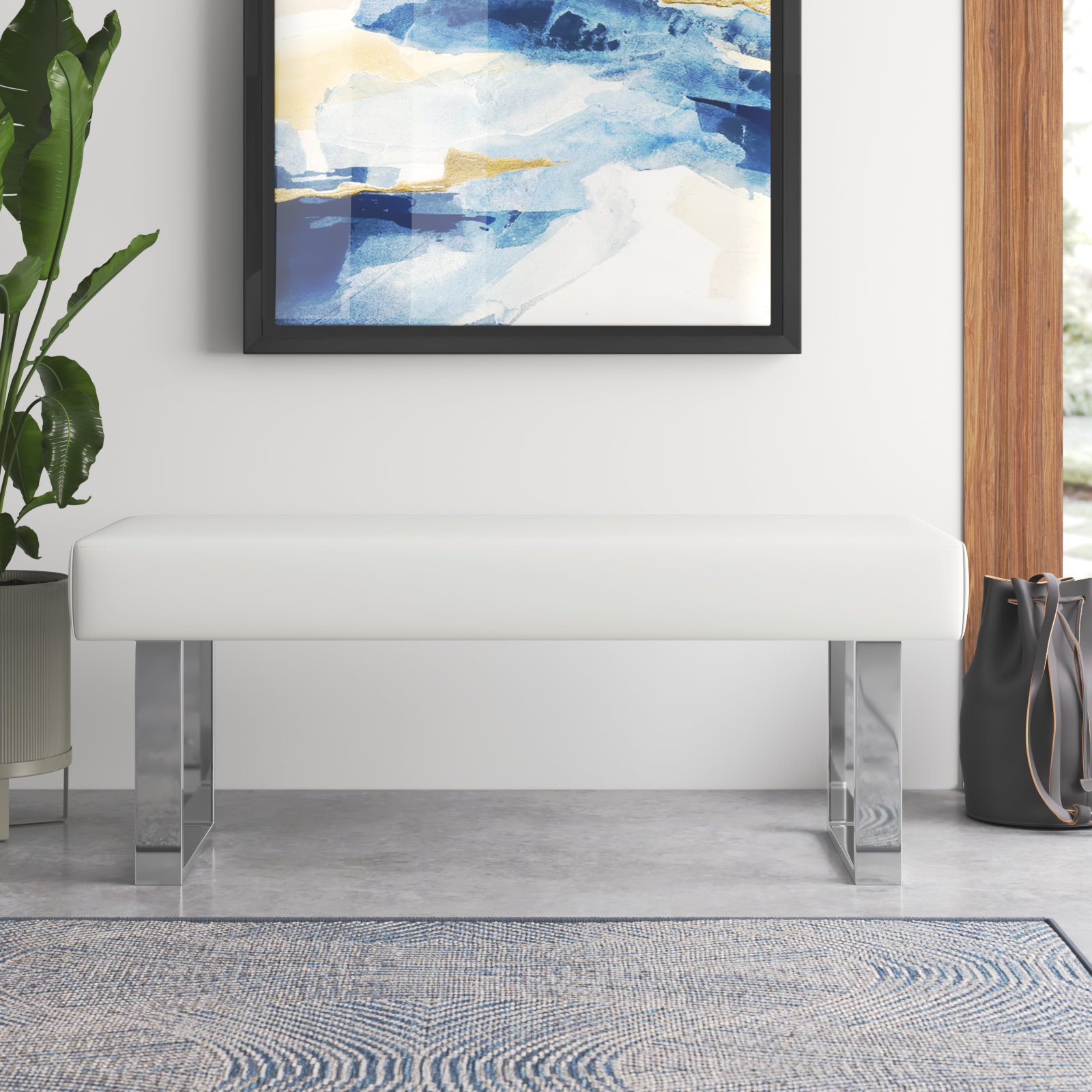 Wade Logan® Ondina Upholstered Bench & Reviews - Wayfair Canada
