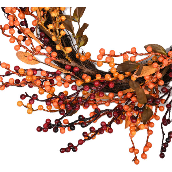 Primrue 22" Farmhouse Faux Foam Fall Autumn Thanksgiving Day For Front ...