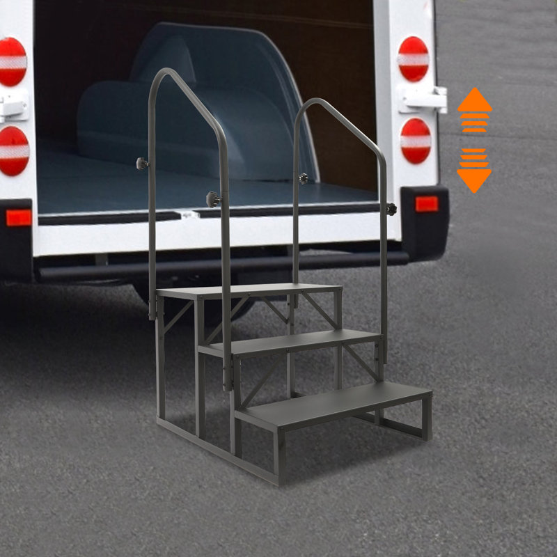 WFX Utility™ 3 - Step Steel Small Step Ladder | Wayfair