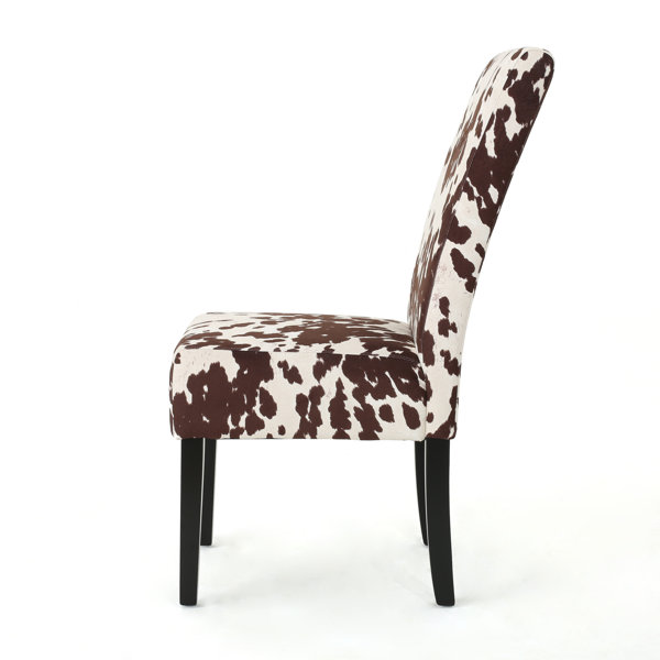 Union Rustic Homan Dining Chair in Milk Cow Pattern & Reviews | Wayfair