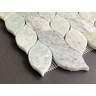 ES Stone 4" x 2" Ming Green Leaf Pattern Marble Novelty Mosaic Tile ...