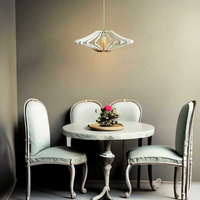 Wrought Studio™ Jimika 1 - Light Unique/Statement Drum Chandelier | Wayfair