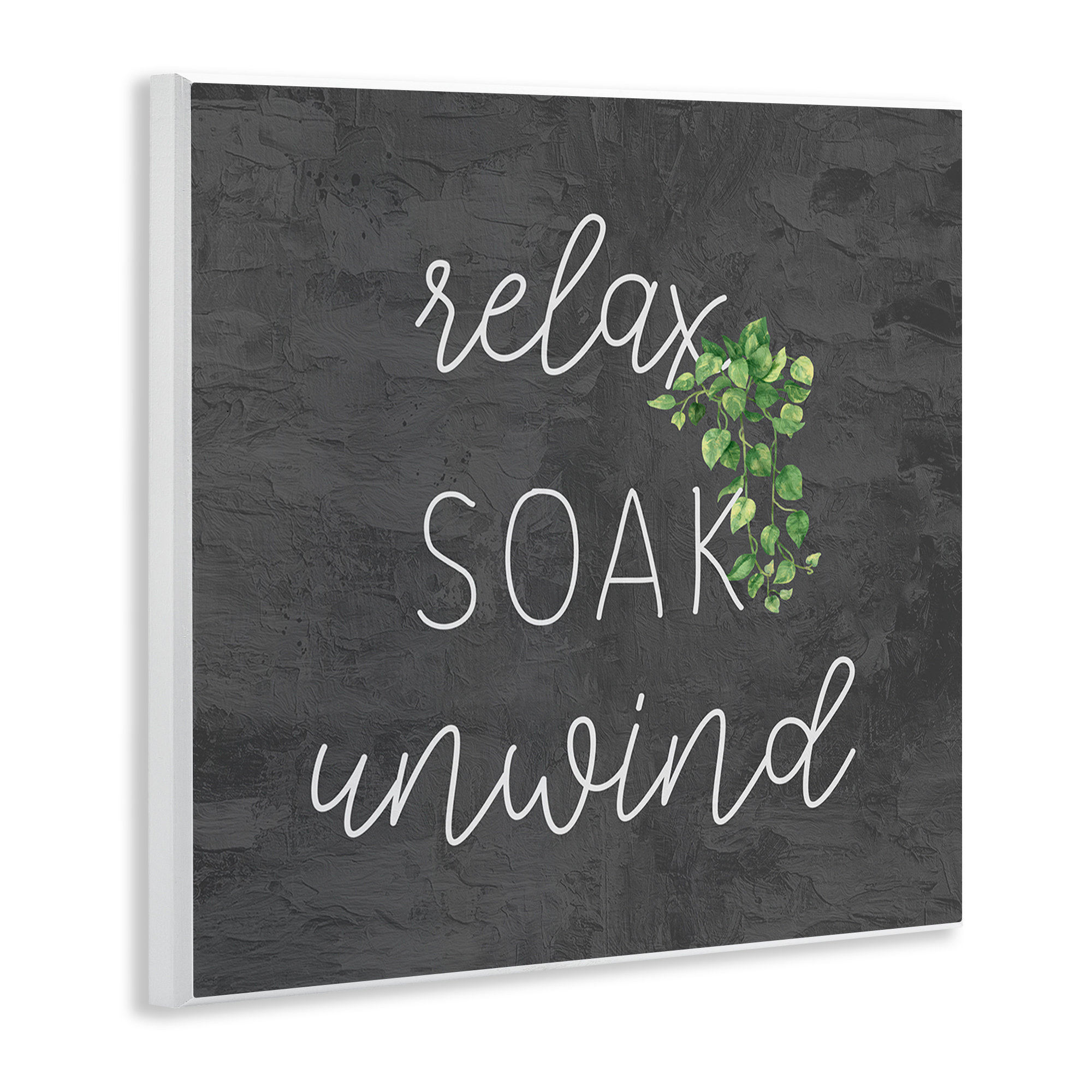 Dakota Fields Relax Unwind with Botanicals Wall Plaque Art by Kim Allen ...
