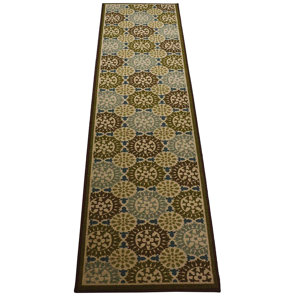 Purhome Geometric Design Slip Resistant 2X7 Runner Rugs | Wayfair