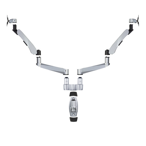 Mount-It Dual Monitor Wall Mount with Articulating Gas Spring Arms | 19 ...