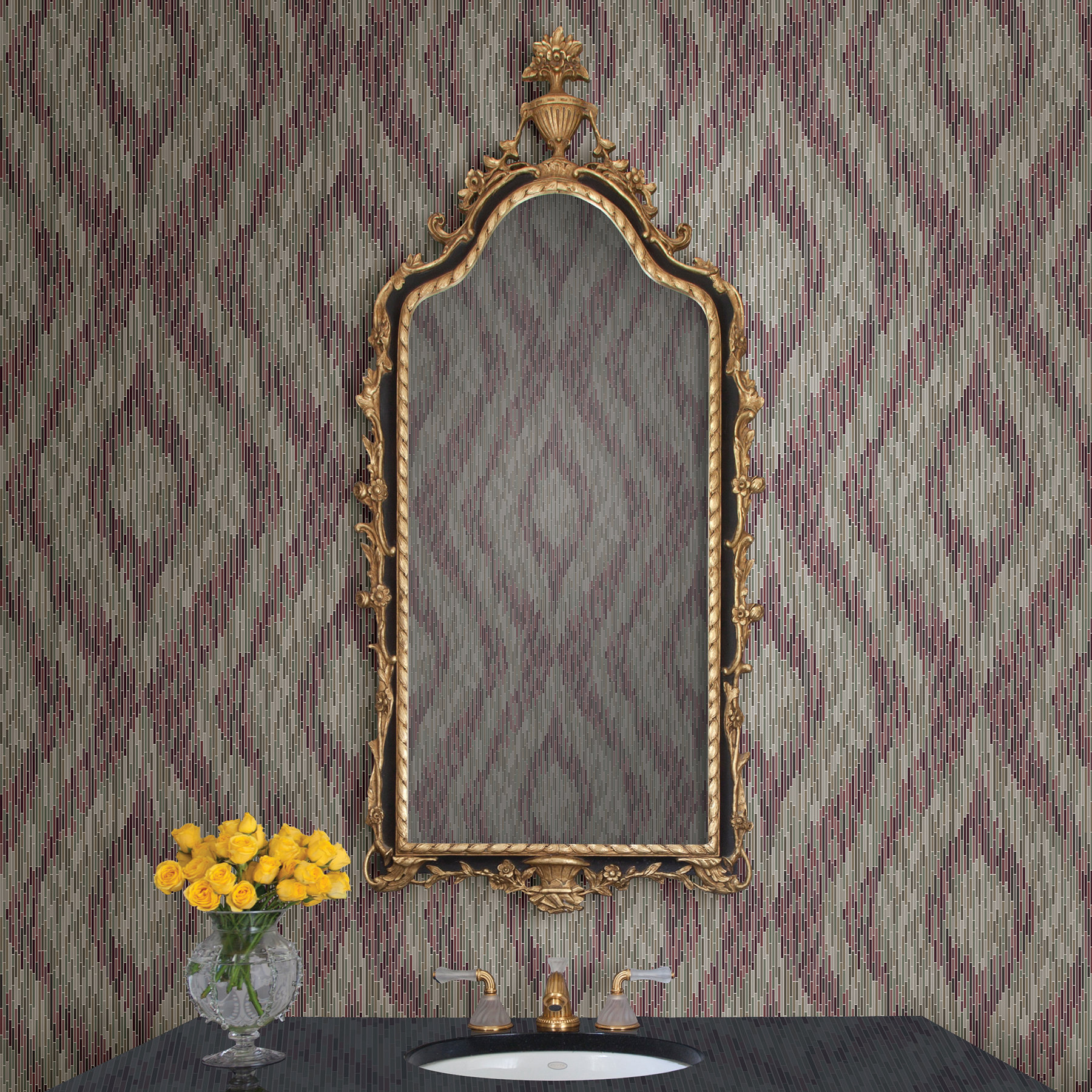 Union Rustic Mulvihill Ogee 33' x 20.5" Wallpaper Roll | Wayfair