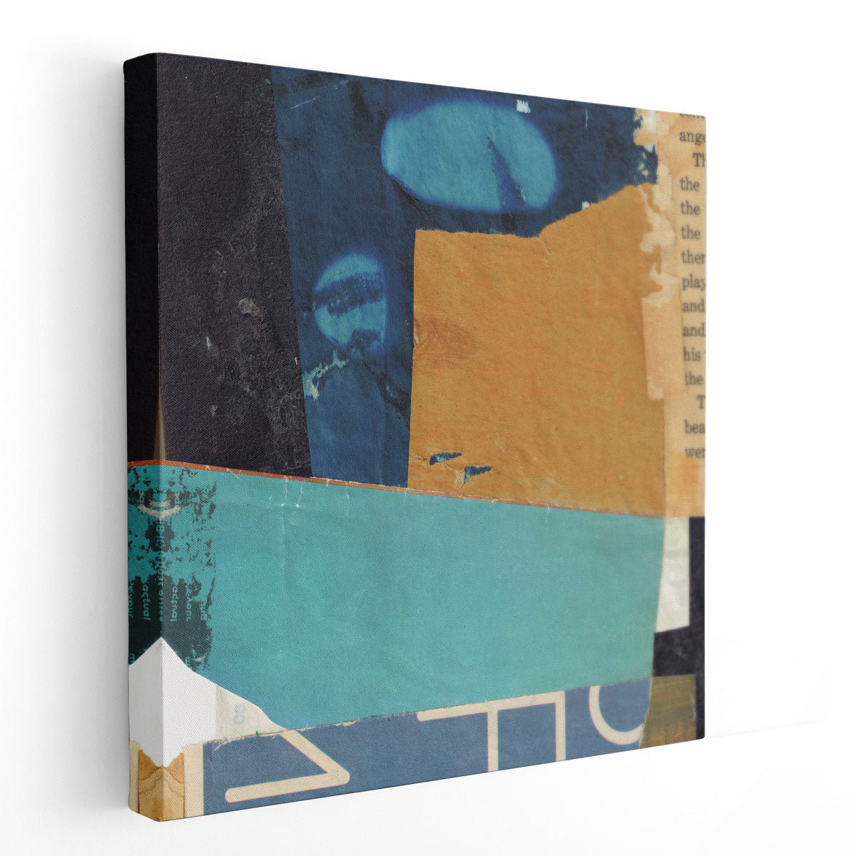 Ivy Bronx Golden Collage I - Canvas Print Wall Art | Wayfair