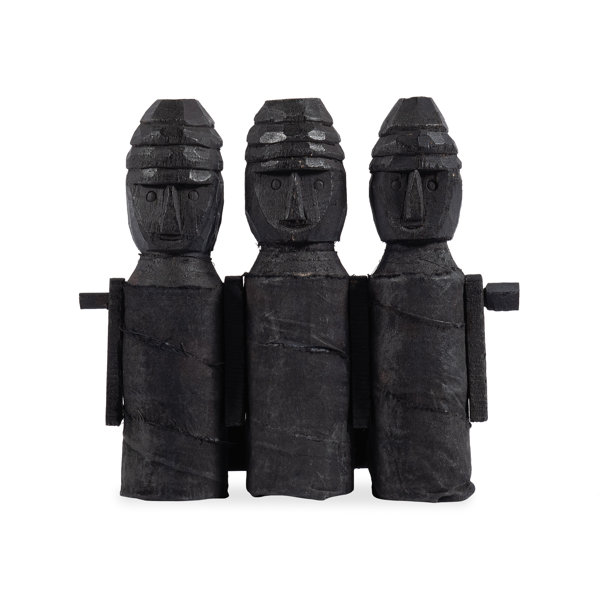 Bobo Intriguing Objects Set Of 3 Pieces Wooden Puppets Décor | Wayfair