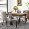House of Hampton® Milva Velvet Dining Chairs Upholstered High-end ...