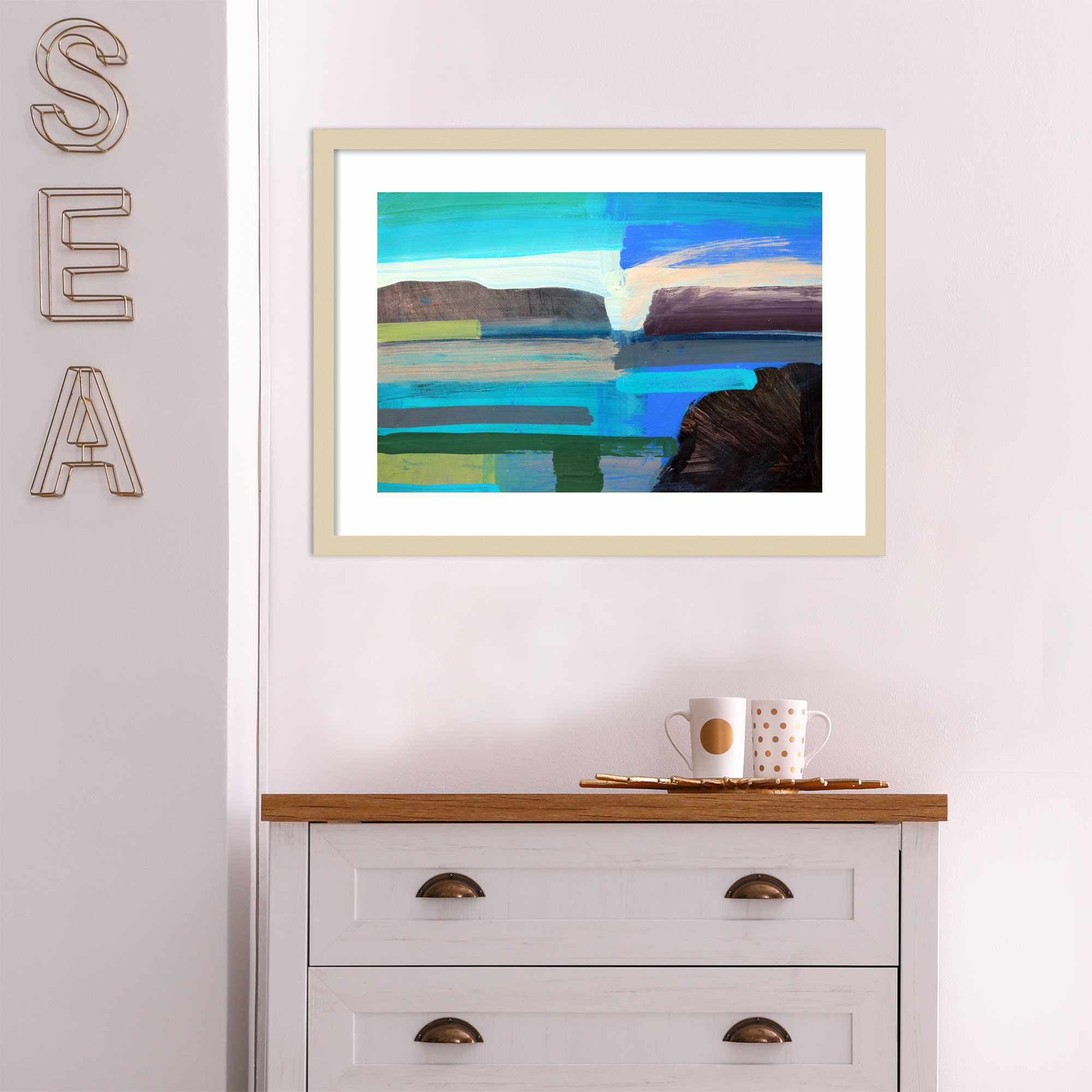 Red Barrel Studio Coast Line II By Paul Powis Wood Framed Wall Art ...