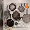 Prep & Savour Steel Rectangle Wall Mounted Pot Rack & Reviews | Wayfair