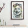 East Urban Home Ernest Hemingway in Abstract - Picture Frame Painting ...