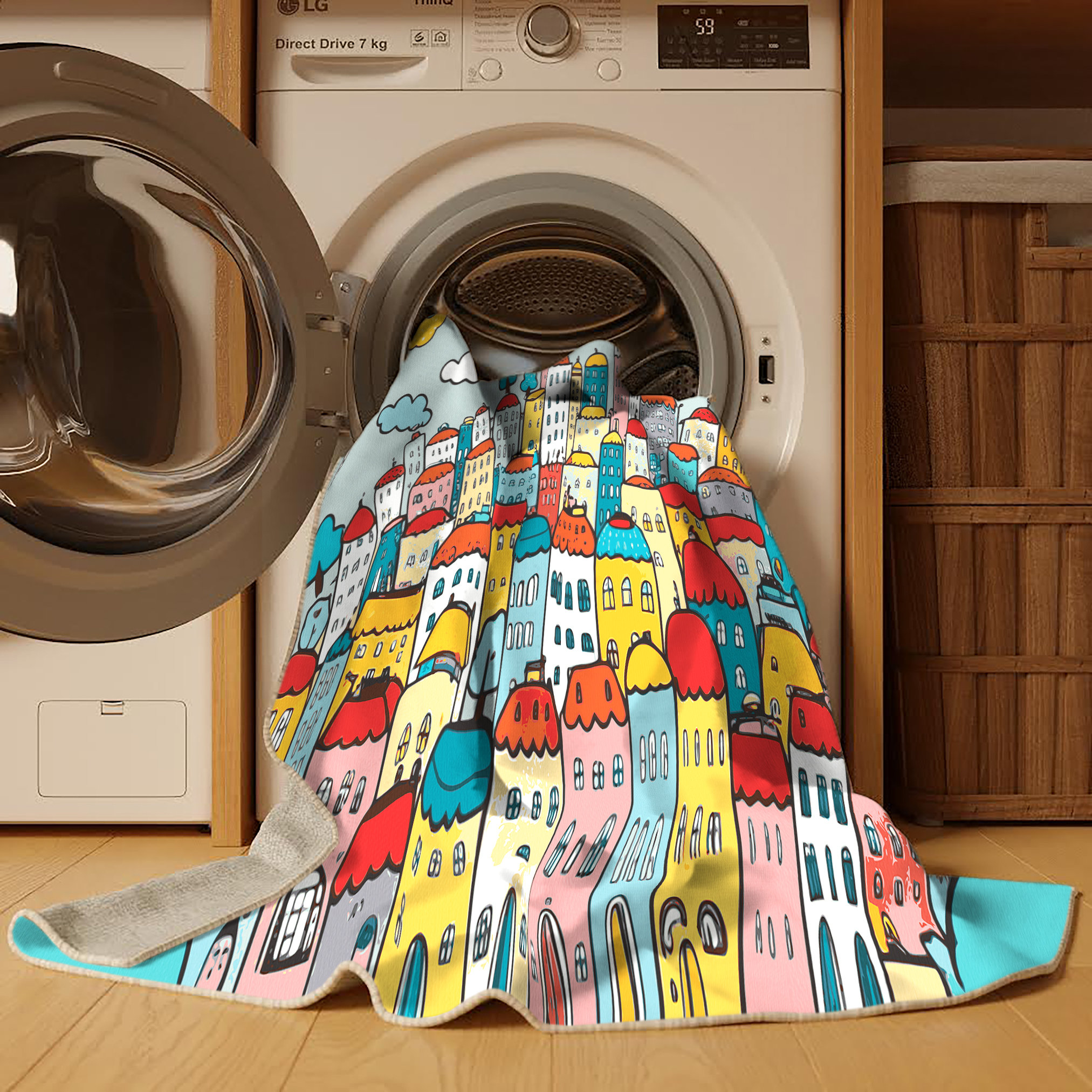 Harriet Bee Washable City Scape Rug - Wayfair Canada