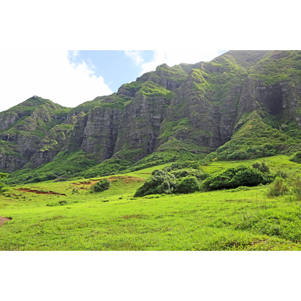 Alpen Home Cliffs Of Ka'a'awa Valley by M-kojot - Wrapped Canvas Print ...