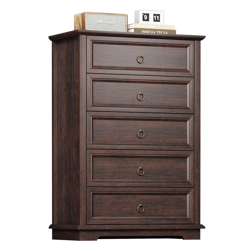 Winston Porter 5 - Drawer 43.7" Tall Dressers Chests for Bedroom,Living ...