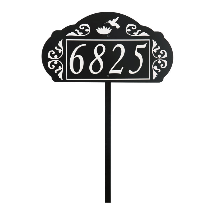 Address America Reflective Garden or Lawn Address Sign & Reviews ...